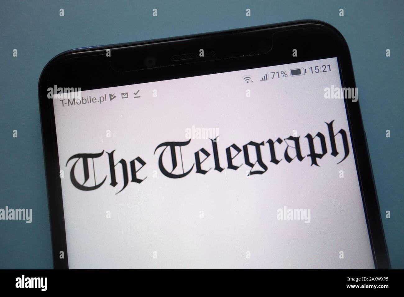 Displayed on newspaper hi-res stock photography and images - Alamy