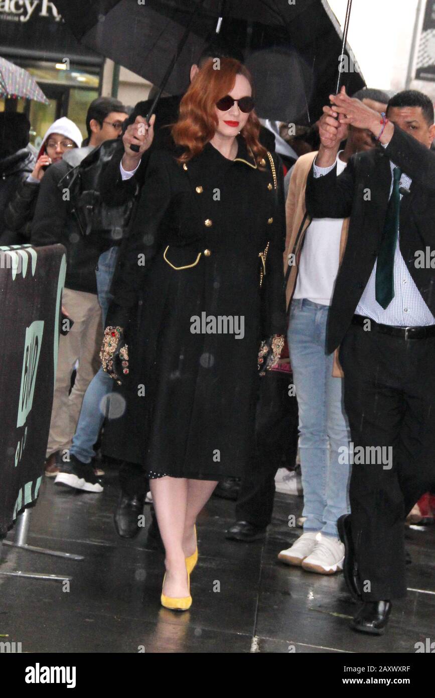 NEW YORK, NY - FEBRUARY 13: Christina Hendricks at Build Series on ...