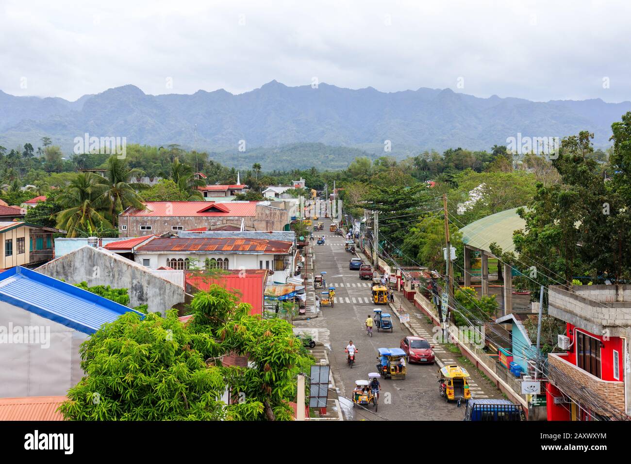 Baybay City, Philippines - January 09, 2020: View of Baybay City Stock ...