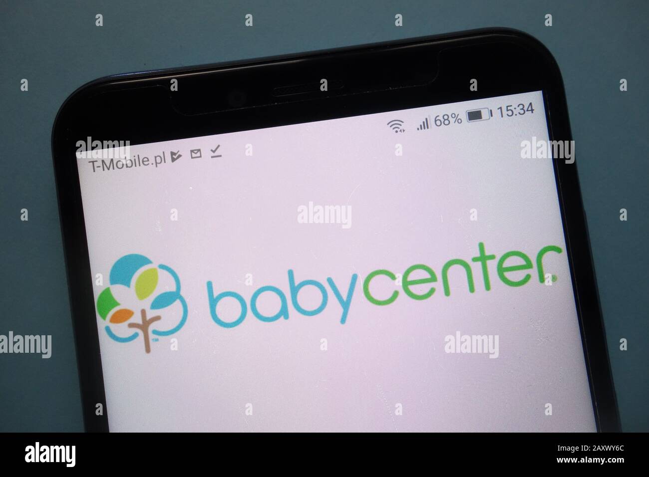 BabyCenter logo displayed on smartphone Stock Photo - Alamy