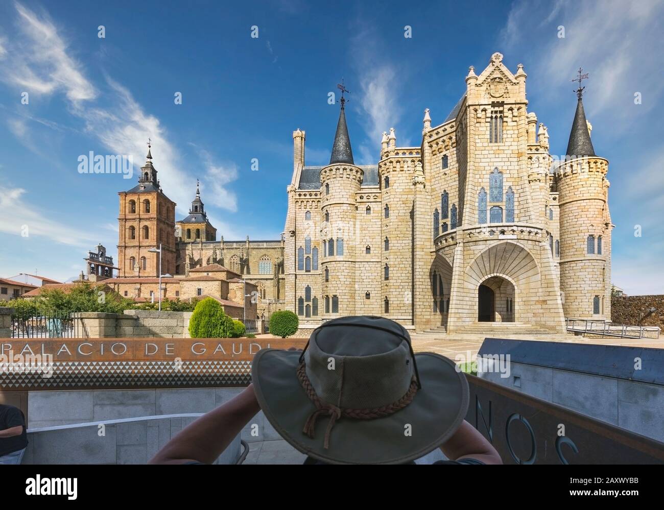 Astorga, Leon Province, Castile and Leon, Spain. The Episcopal Palace ...