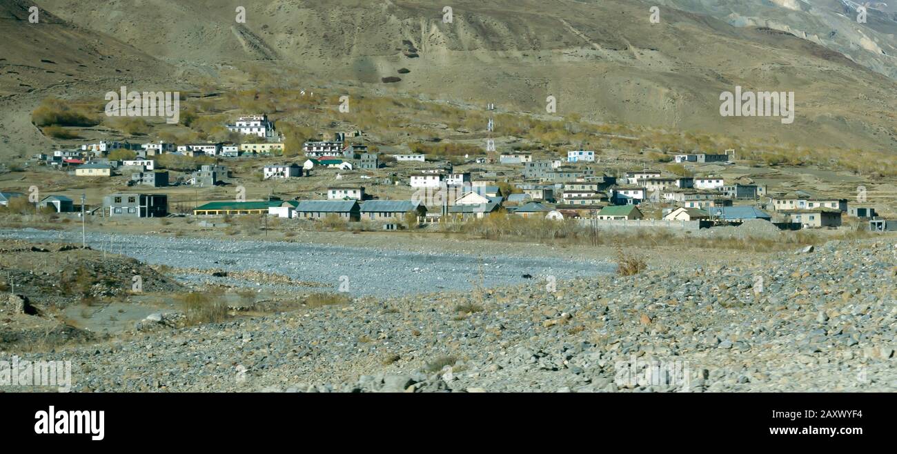 Village at Foothill of Himalayas. Small Villages In The Foothills Of ...