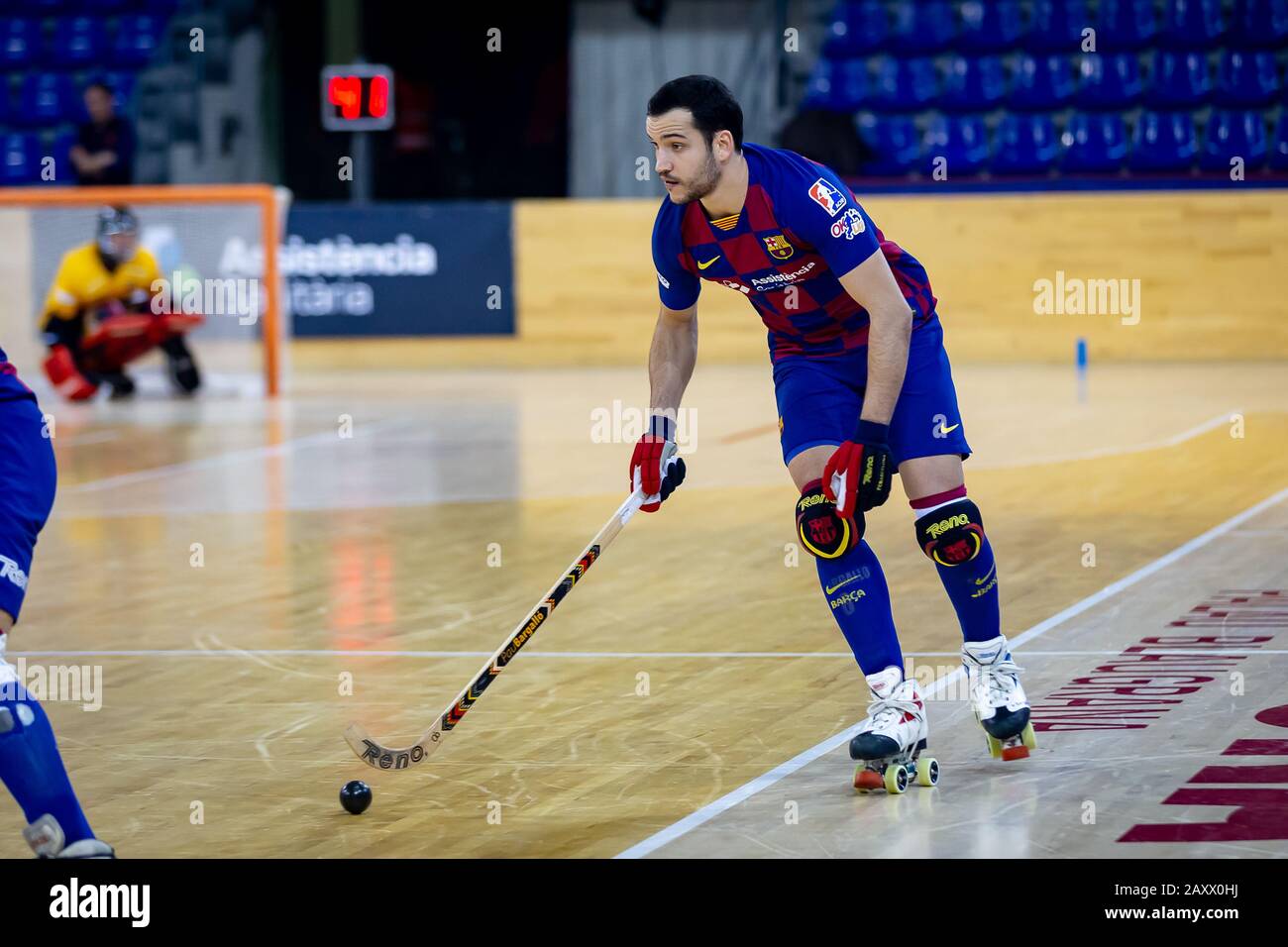 BARCELONA, SPAIN - FEBRUARY 11, 2020. Spanish OK League match between ...