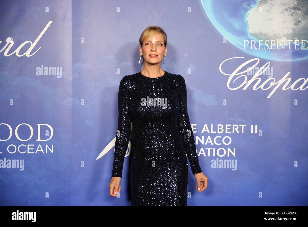 Actor Uma Thurman attends Hollywood for the Global Ocean Gala at ...