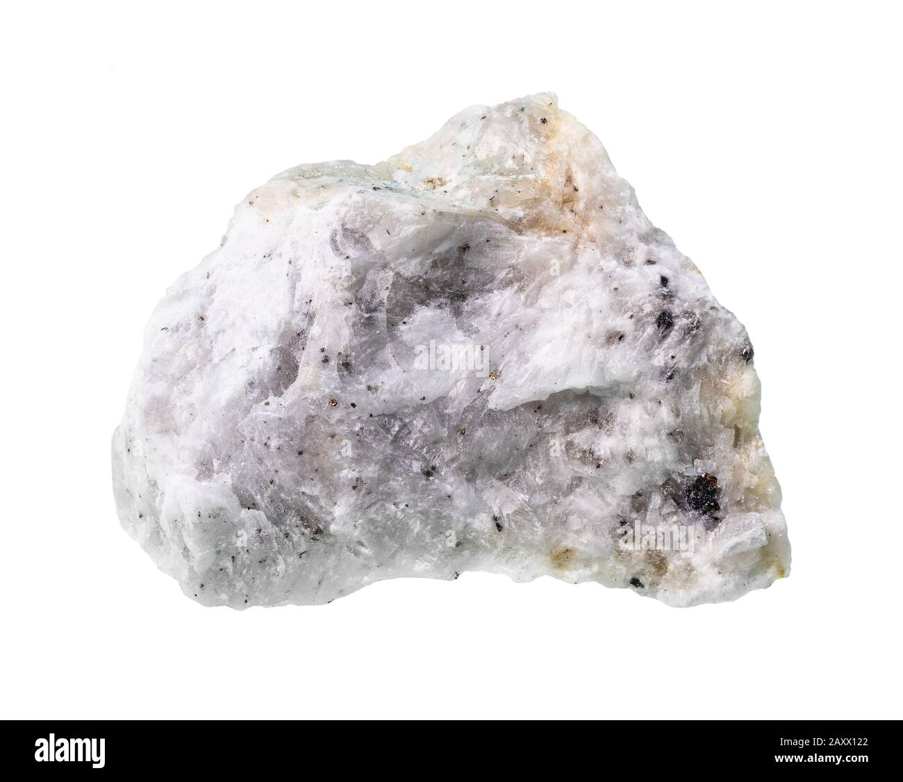 raw baryte (barite) ore cutout on white background Stock Photo - Alamy