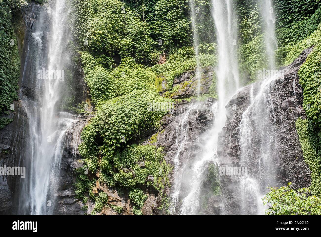 Sekumpul waterfall Bali Stock Photo - Alamy