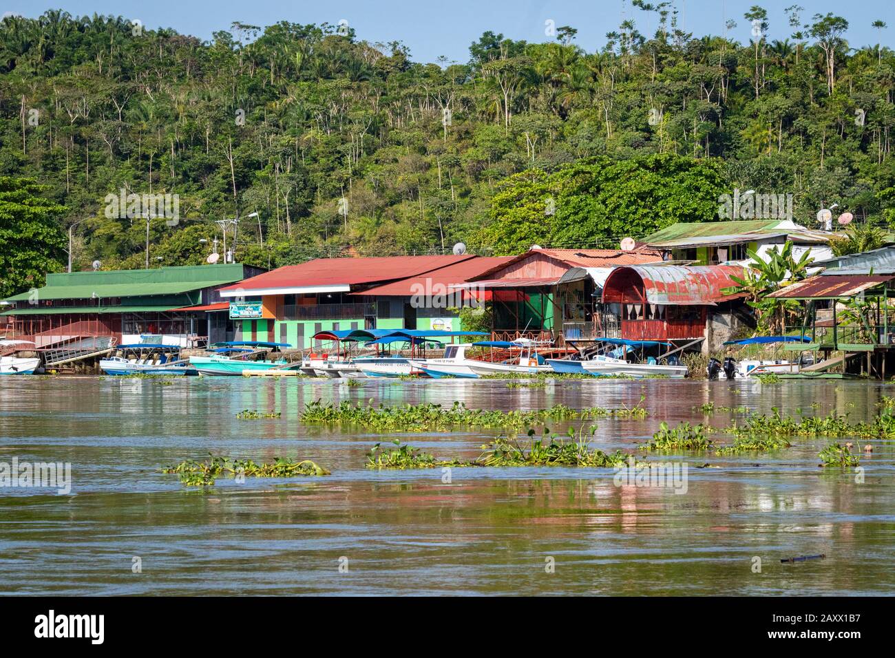 Sitting at the mouth of the Sierpe River in Costa Rica, the small town ...
