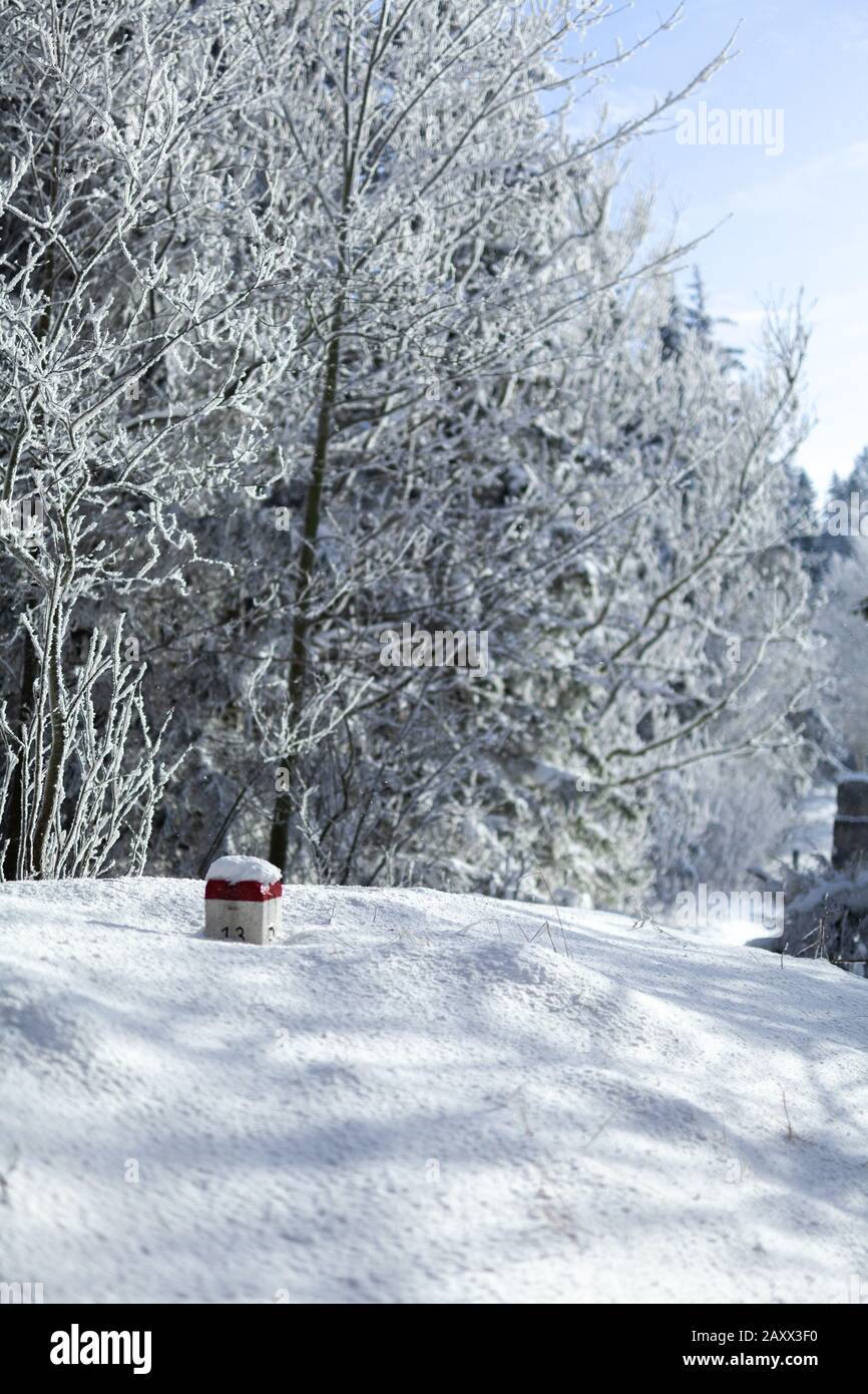 Border winter hi-res stock photography and images - Alamy