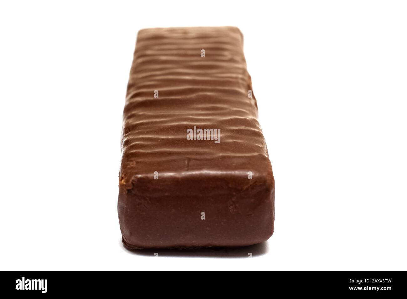 Long chocolate candy isolated on white background Stock Photo - Alamy