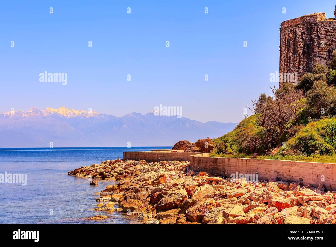 Methoni sunset hi-res stock photography and images - Alamy