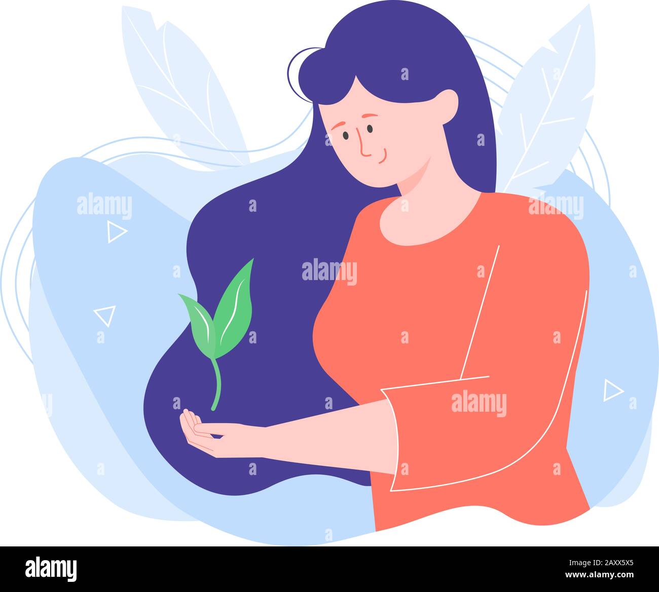 Little green sprout Stock Vector Images - Alamy