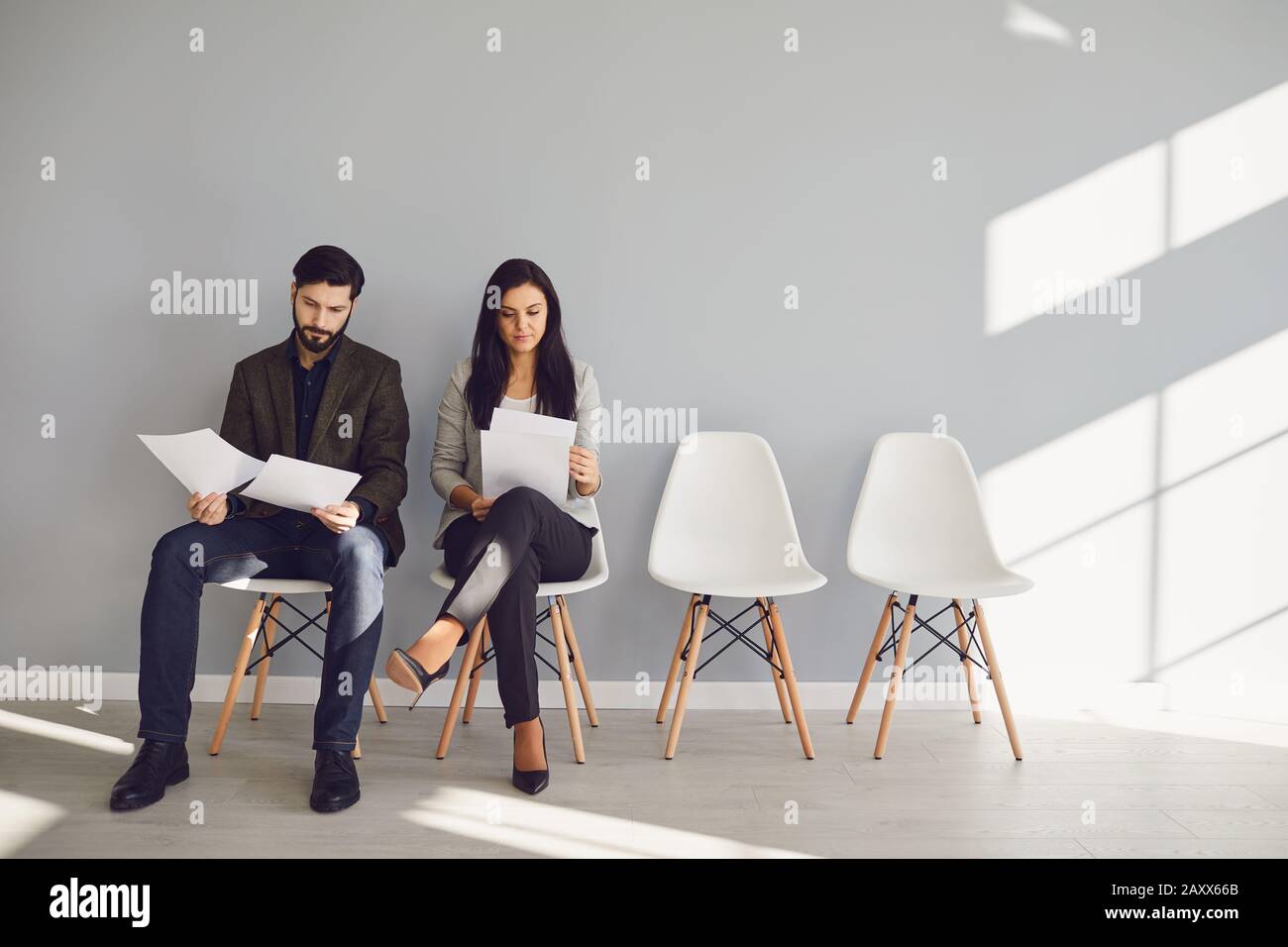 Interviewers chair hi-res stock photography and images - Alamy