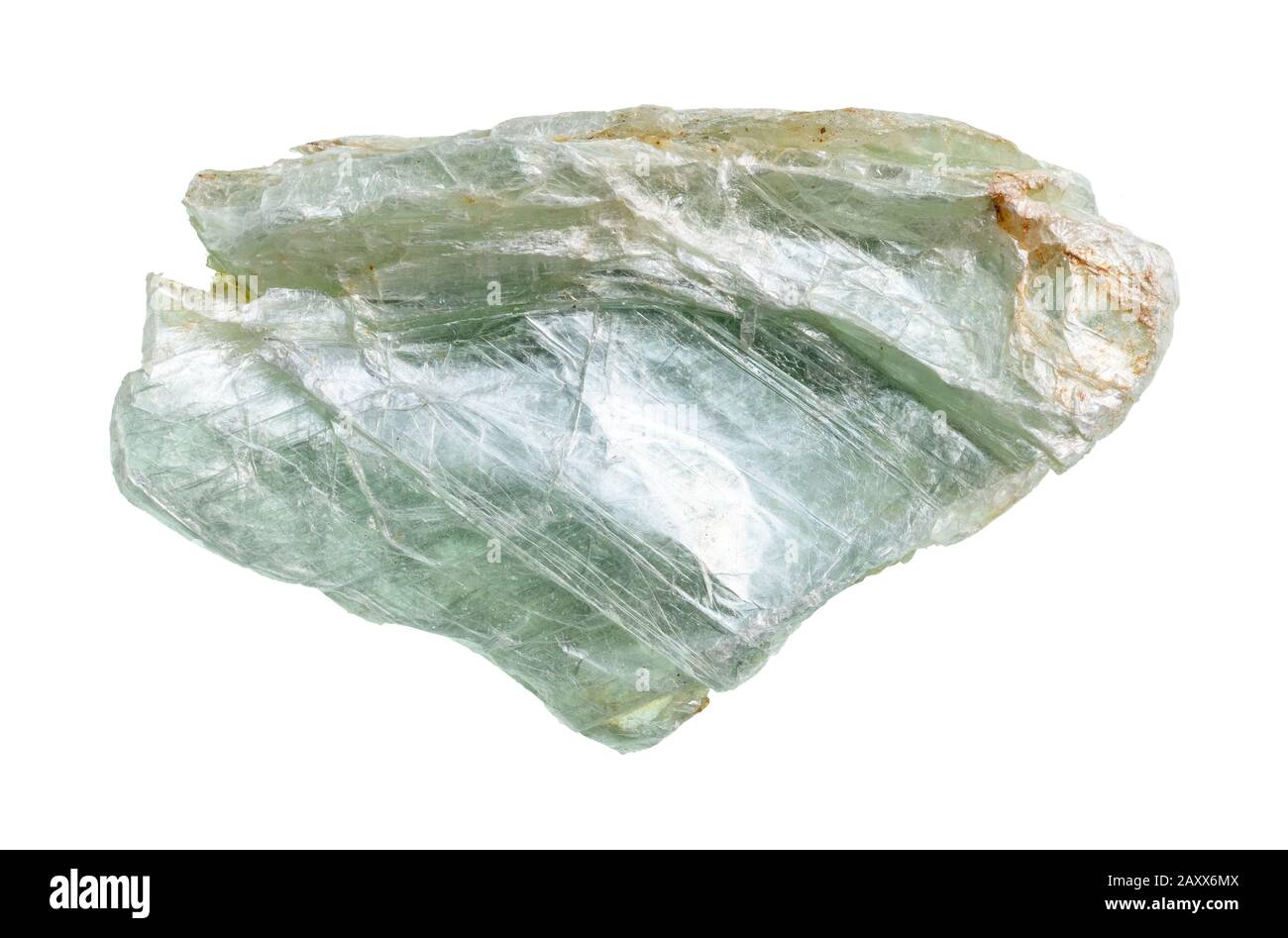 rough talc rock cutout on white background Stock Photo - Alamy