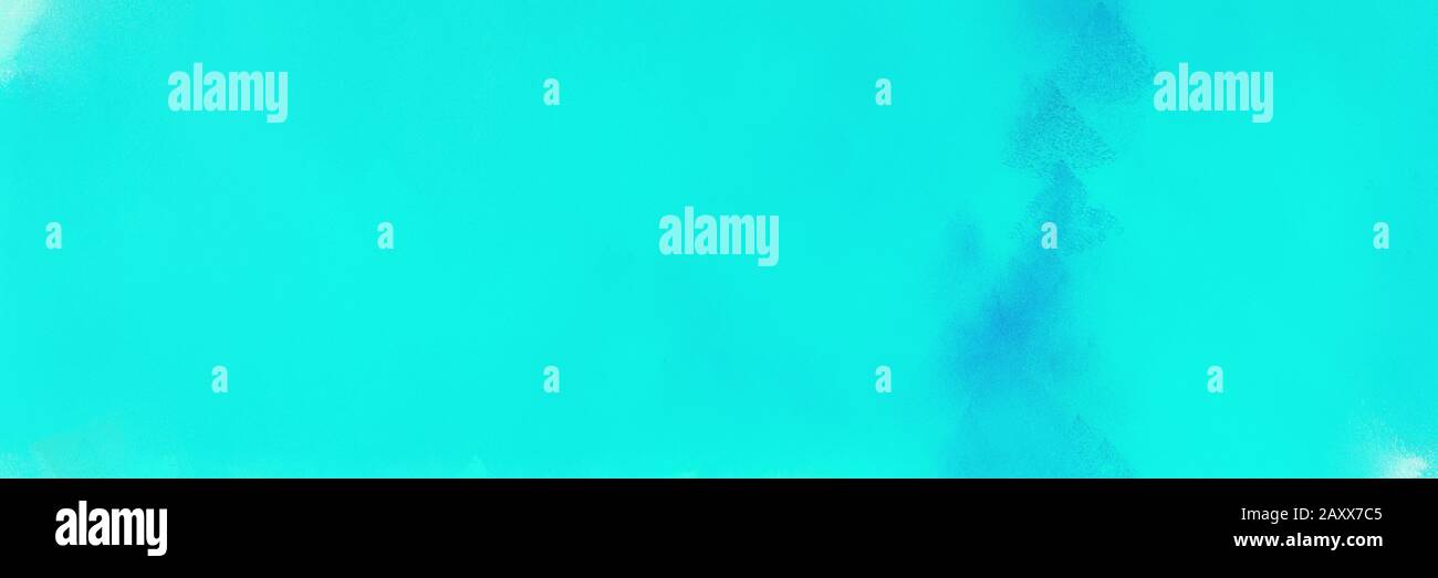 abstract painting background texture with bright turquoise and pale ...