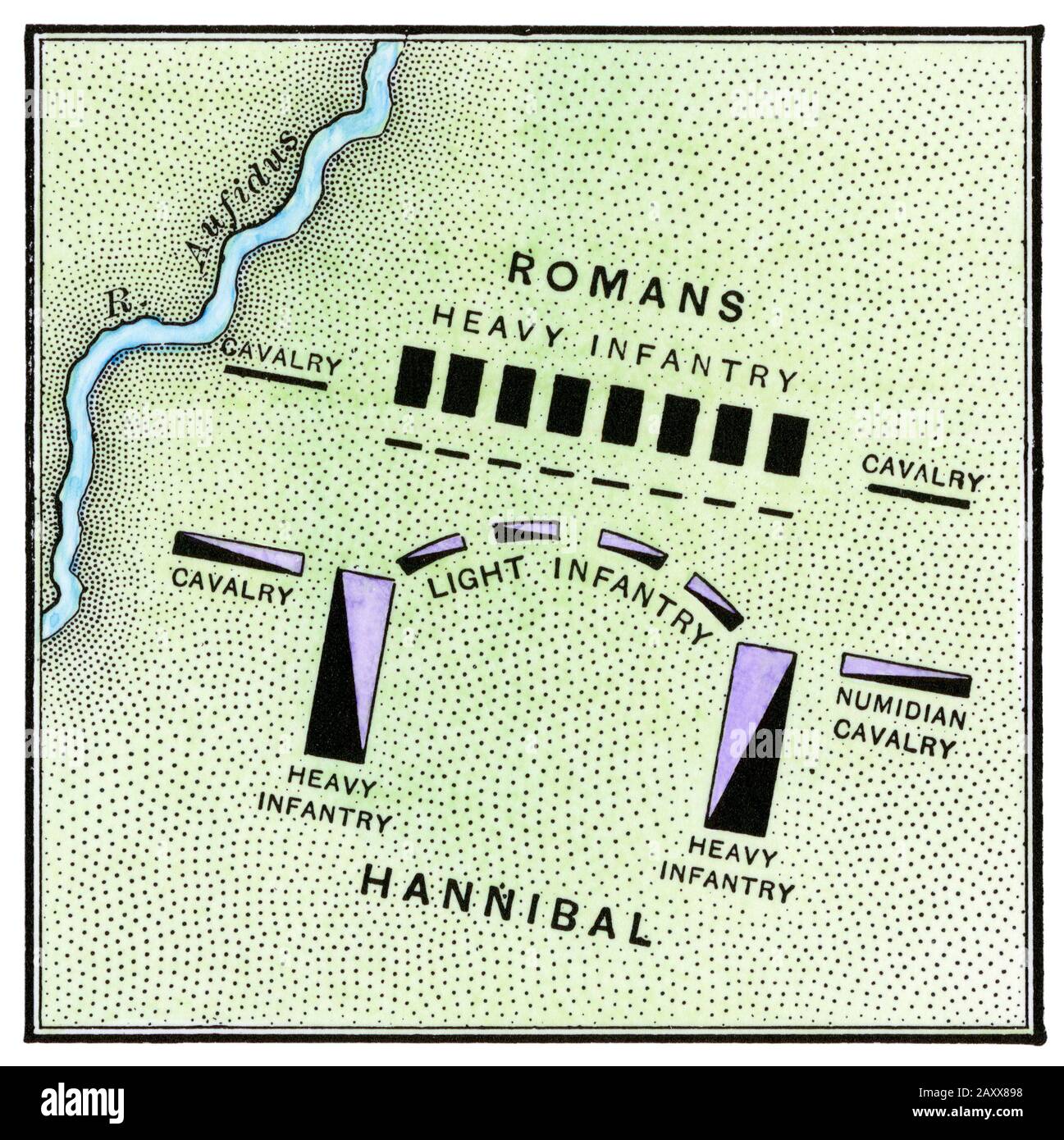 Battle Of Cannae Map