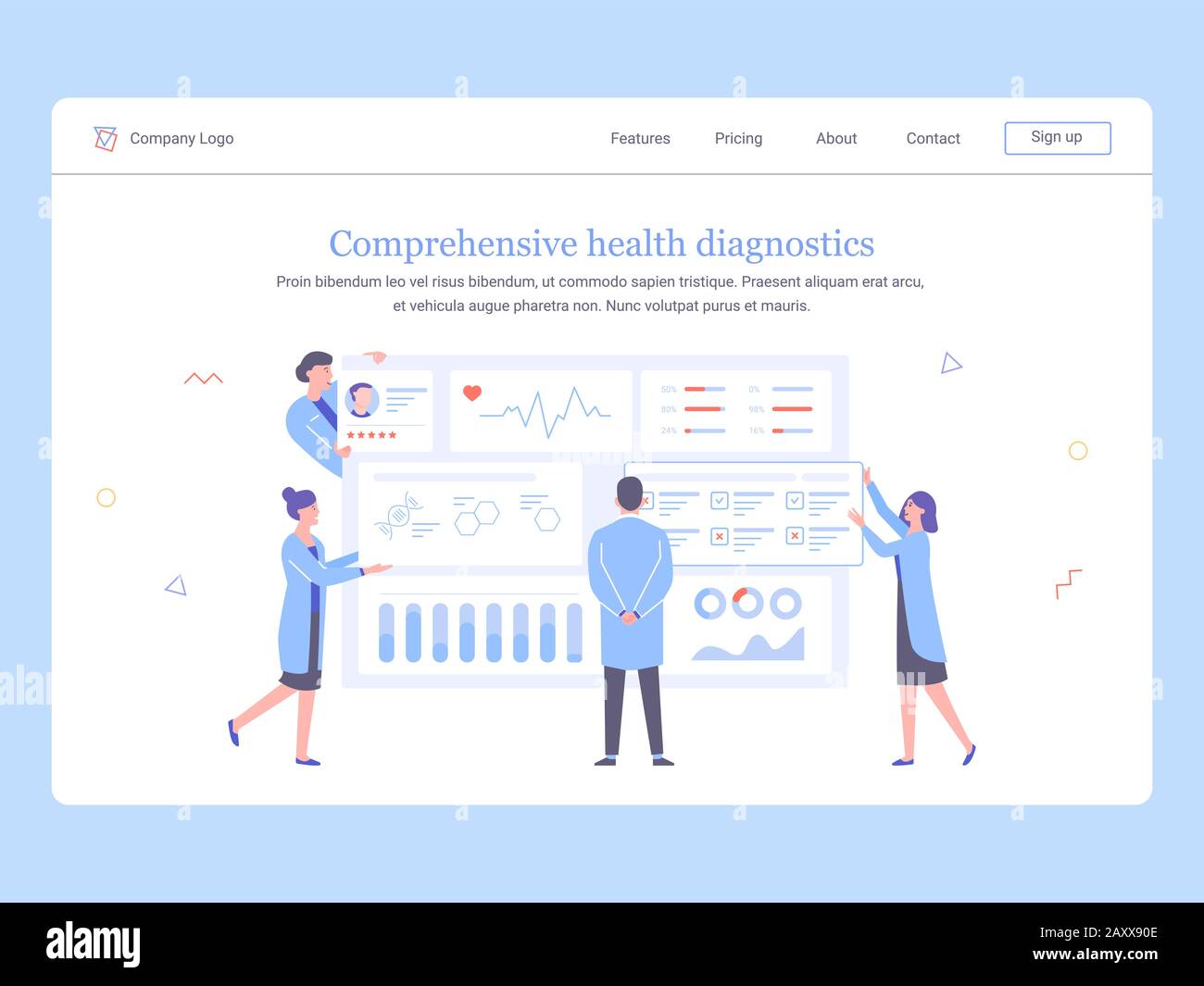 Patient data management Stock Vector Images - Alamy