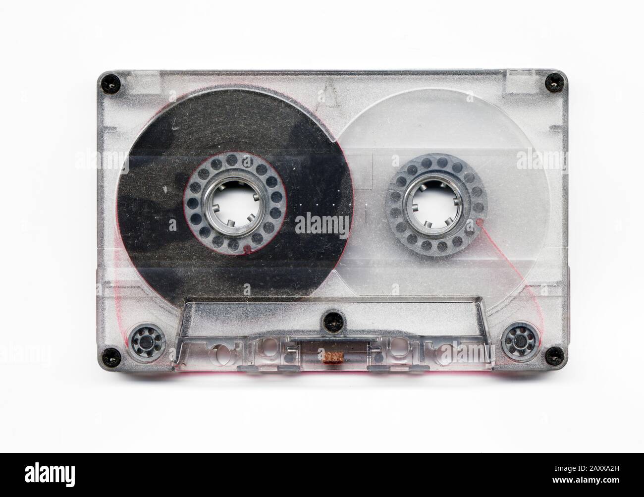 Old dusty audio tape in transparent material Stock Photo - Alamy