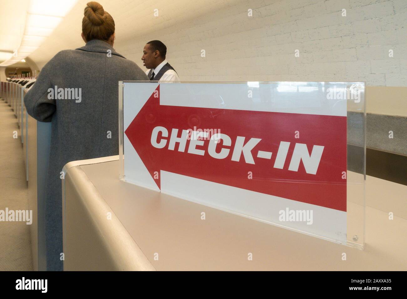 Inside jfk international airport in hi-res stock photography and images ...