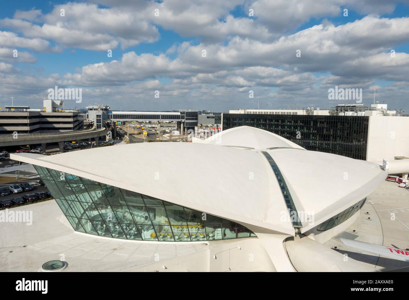 TWA Hotel at John F. Kennedy Airport in New York City, USA Stock Photo ...