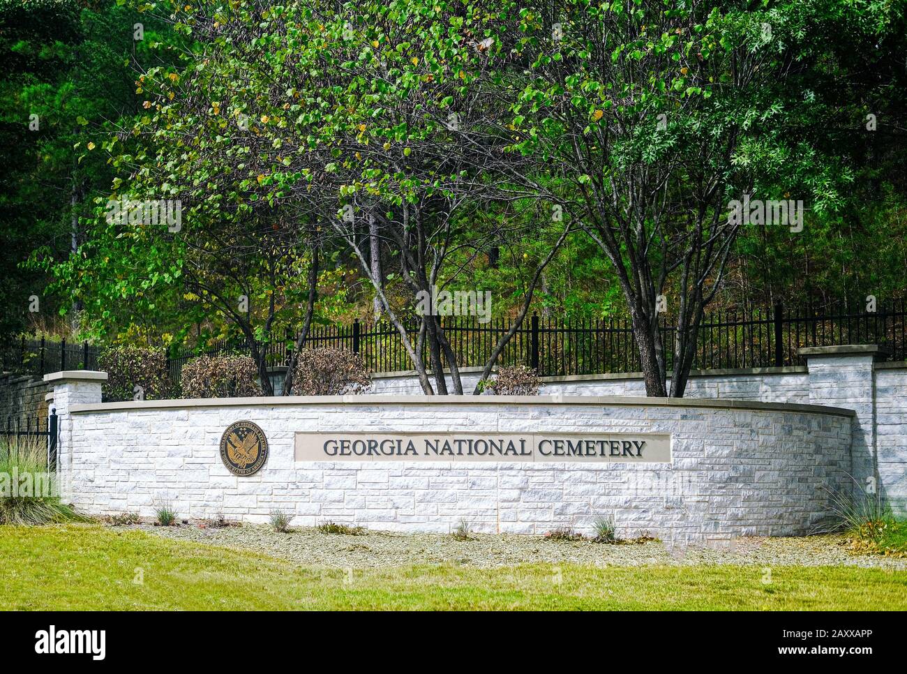 Georgia National Cemetery Stock Photo - Alamy