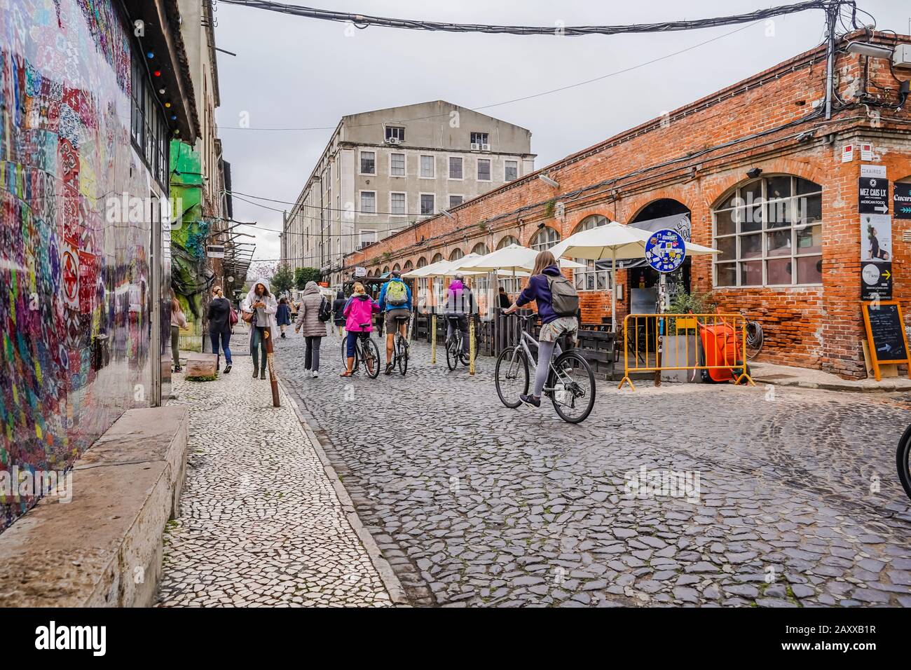 LxFactory Lisbon Portugal is a historical industrial complex that ...