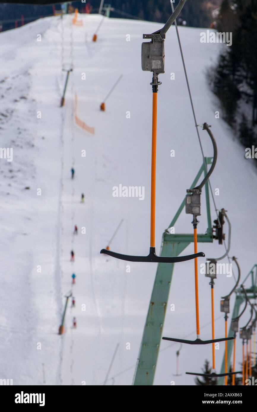 Small ski lift in hi-res stock photography and images - Alamy