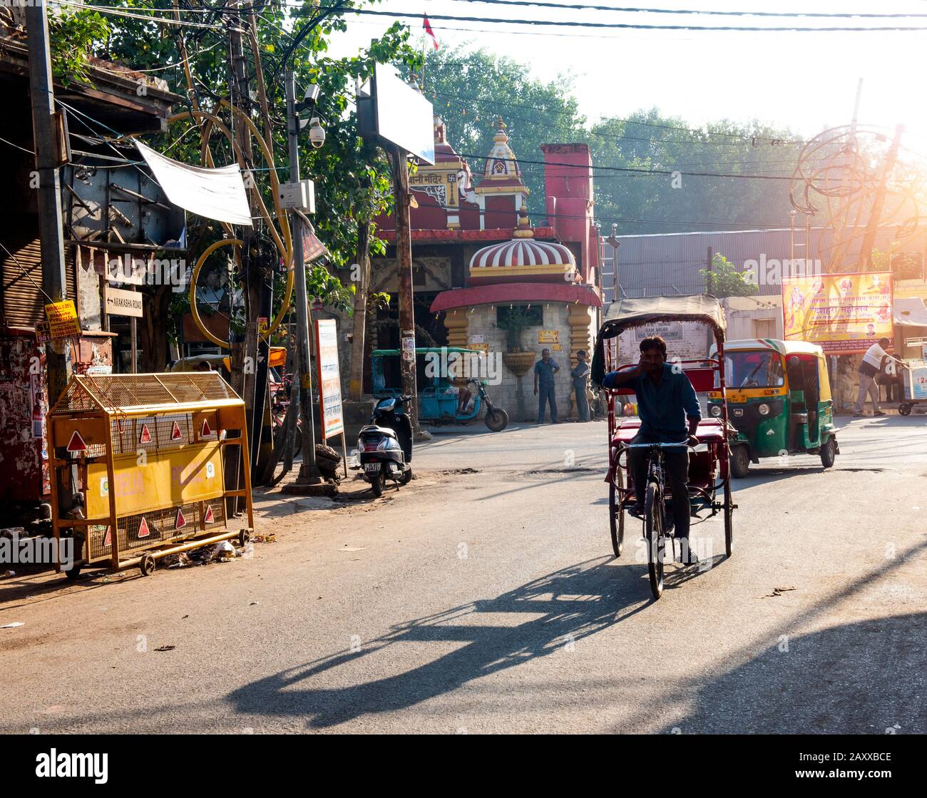 Rickshaw sunrise hi-res stock photography and images - Alamy