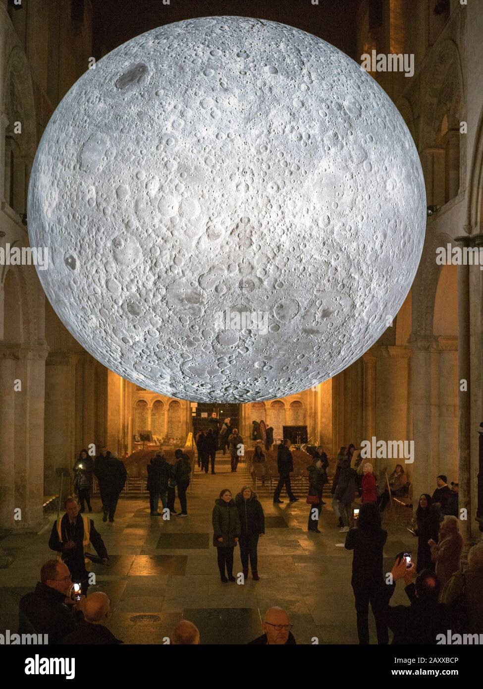 Rochester, Kent, UK. 13th Feb, 2020. The Museum of the Moon is an ...