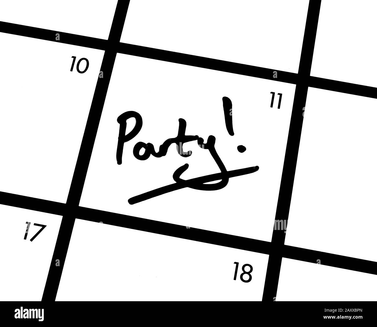 Wedding calendar Cut Out Stock Images & Pictures - Alamy