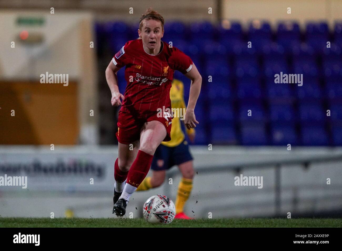 CHESTER. ENGLAND. FEB 13th: Rachel Furness of Liverpool FC Women in ...