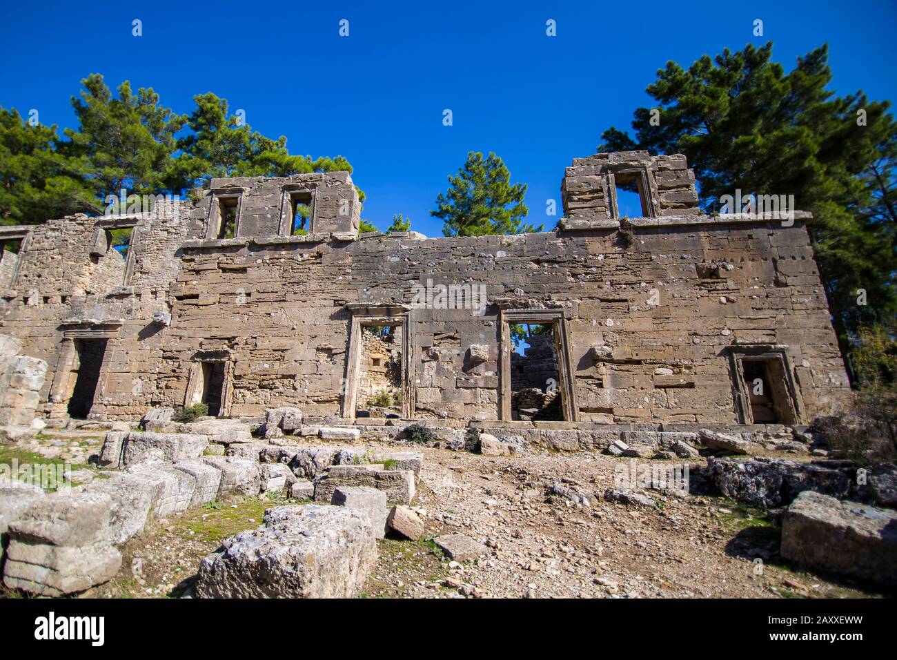 Ancient city Seleukeia in Manavgat, Turkey Stock Photo - Alamy