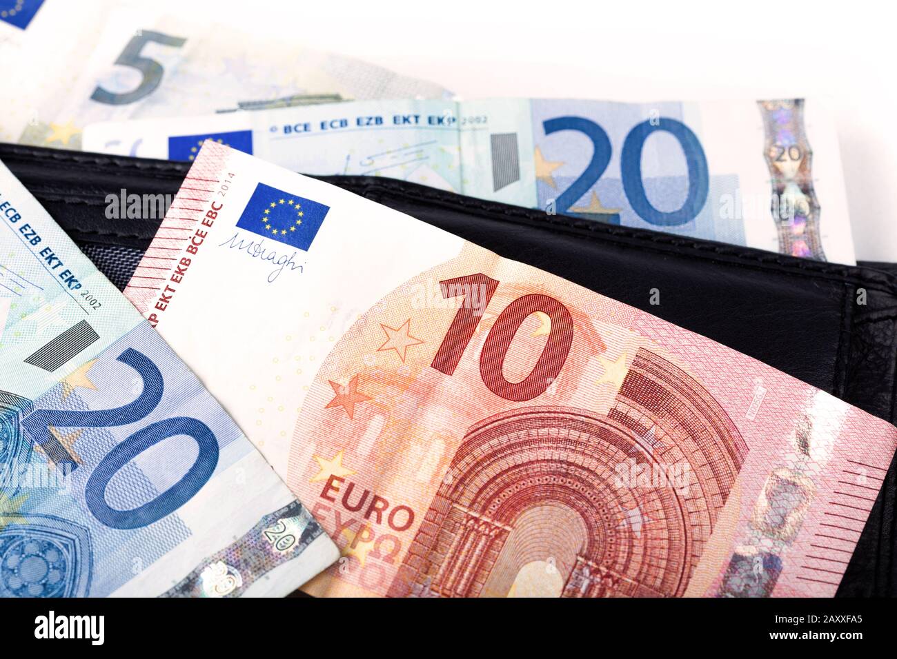 Closeup 20 euro note hi-res stock photography and images - Alamy