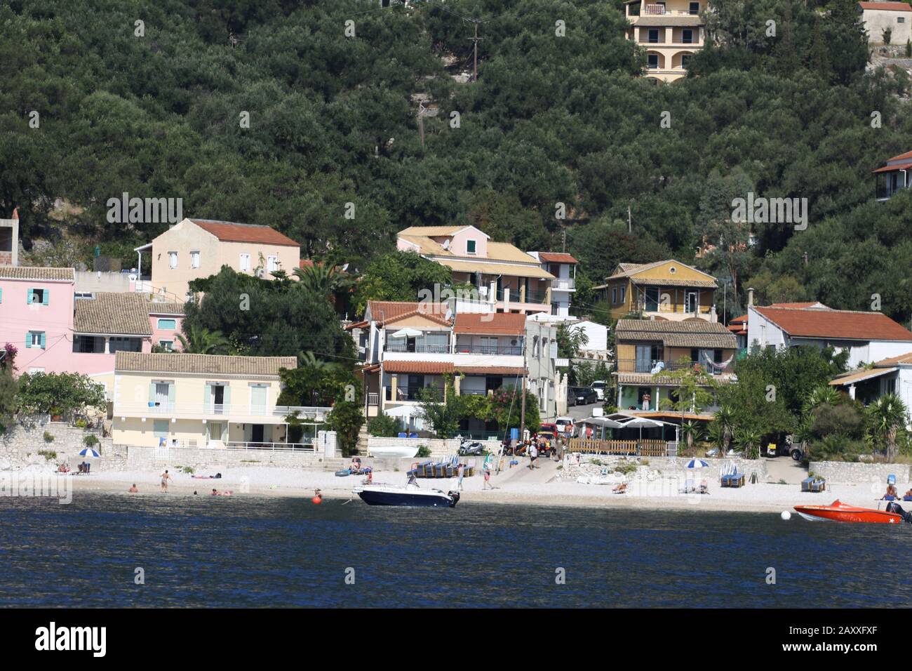 Corfu island panorama seen hi-res stock photography and images - Alamy