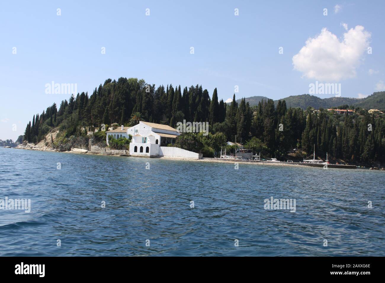 Corfu island panorama seen hi-res stock photography and images - Alamy