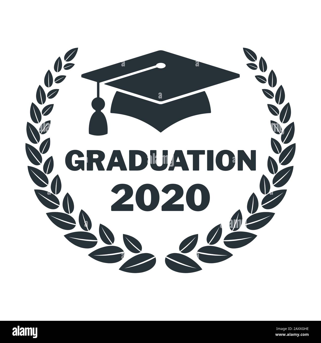 Graduate cap logo. University mortarboard Stock Vector Image & Art - Alamy