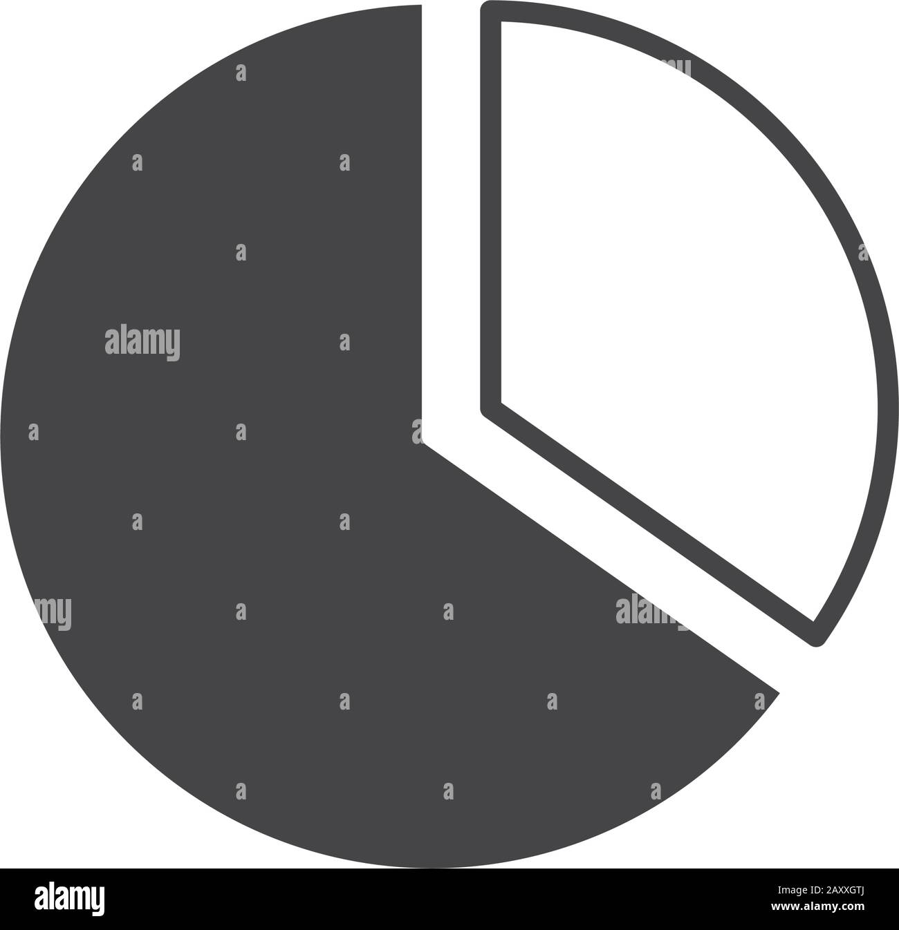 office report statistic financial business vector illustration ...