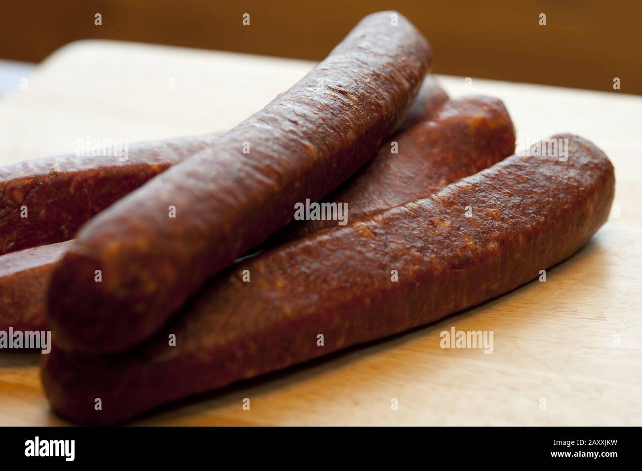 Red sausages hi-res stock photography and images - Alamy