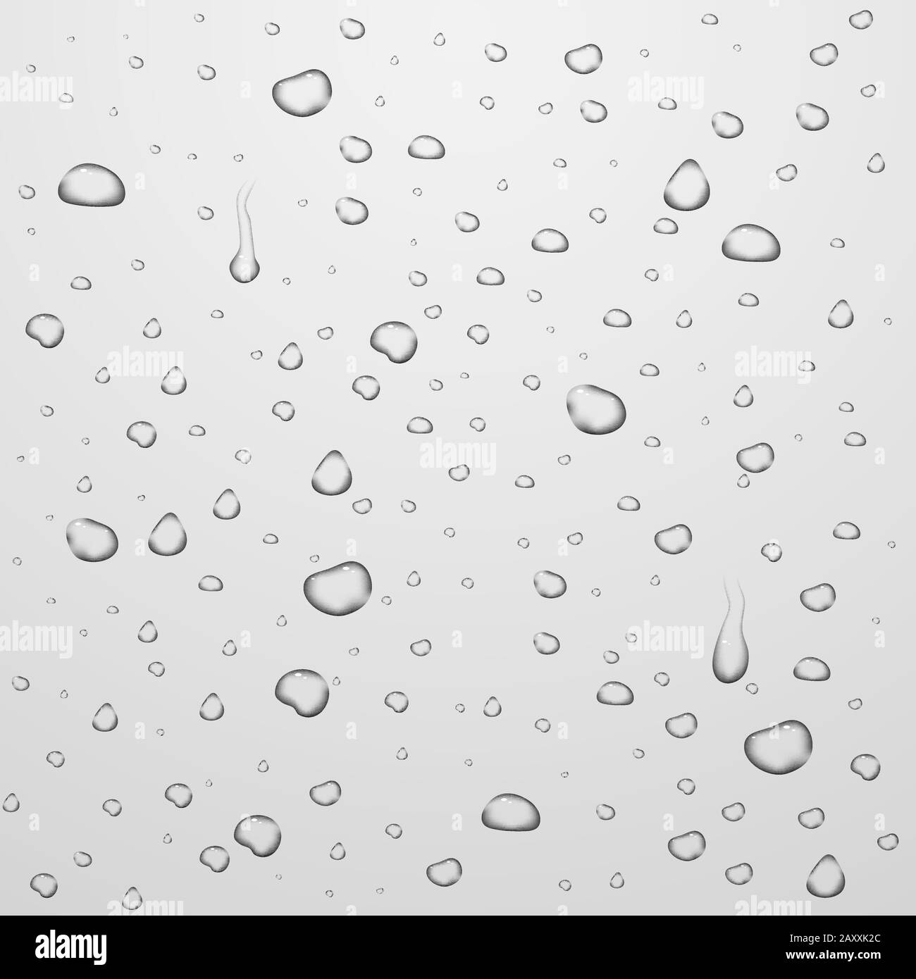 Vector backgrounds with water drops on glass. Water liquid drop, drop ...