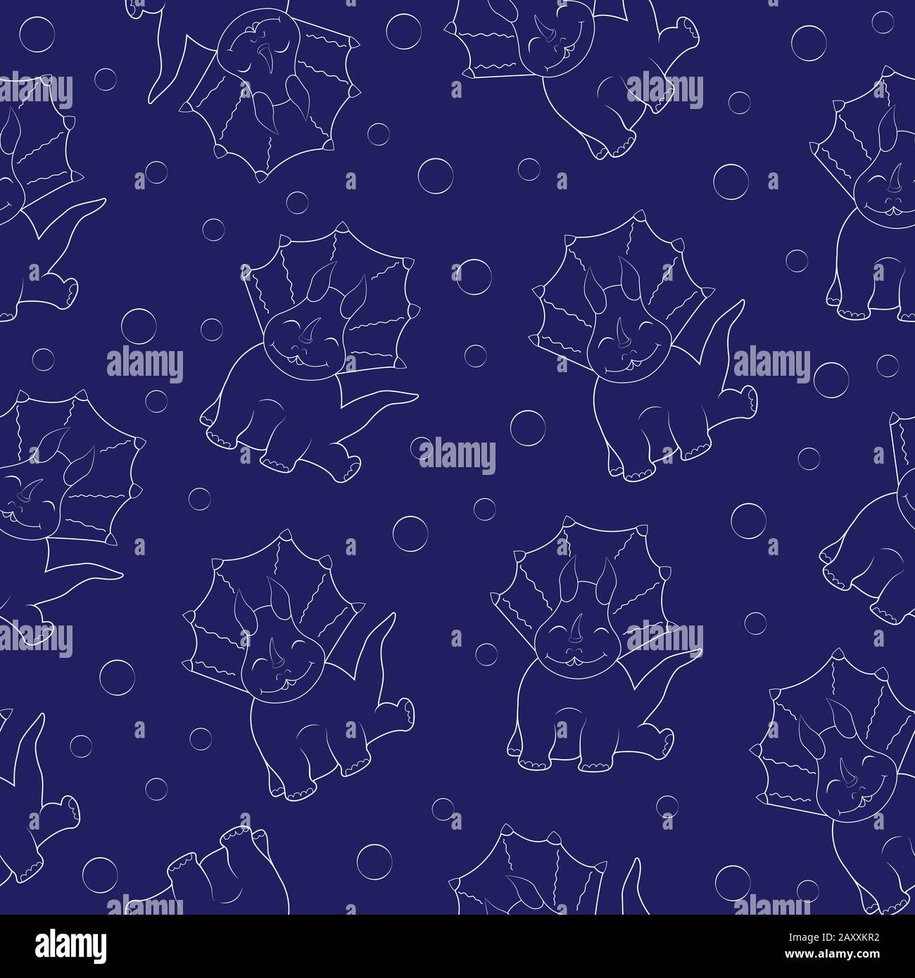 Cute dinosaur vector print for kids. Vector print with cartoon dinosaur ...