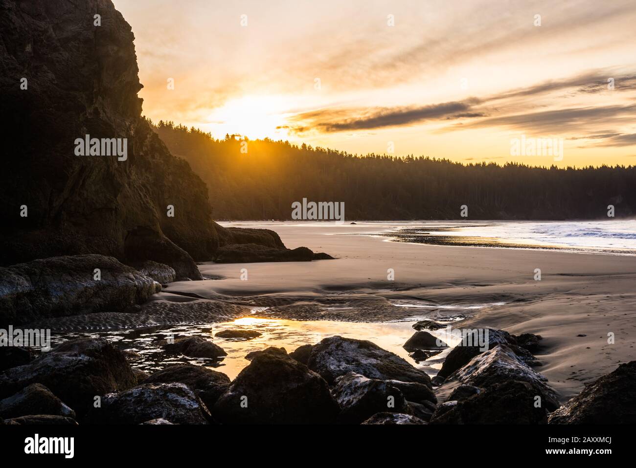 Tidepool sunset and clouds hi-res stock photography and images - Alamy