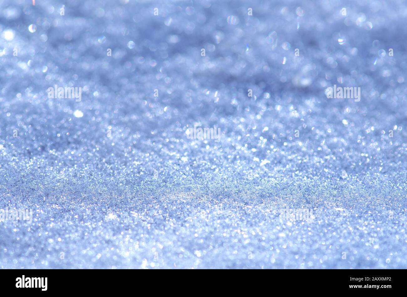 Natural winter background. Snow texture in blue tone Stock Photo - Alamy