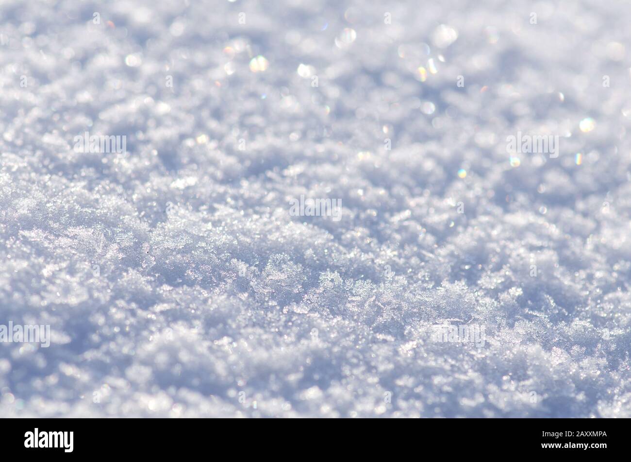 Background of fresh snow texture in blue tone Stock Photo - Alamy
