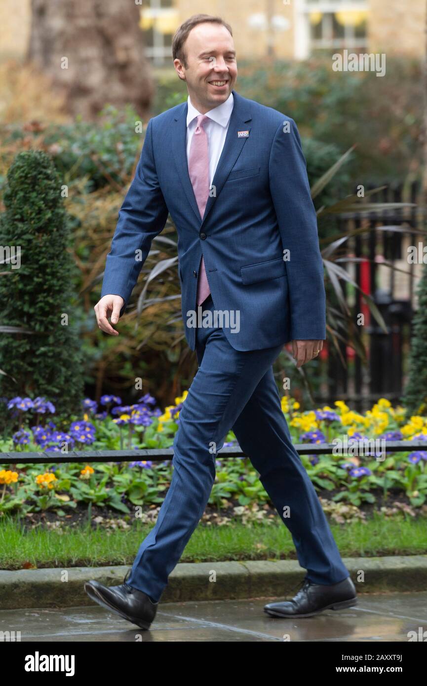 13 February 2020. London, United Kingdom. Secretary of State for Health ...