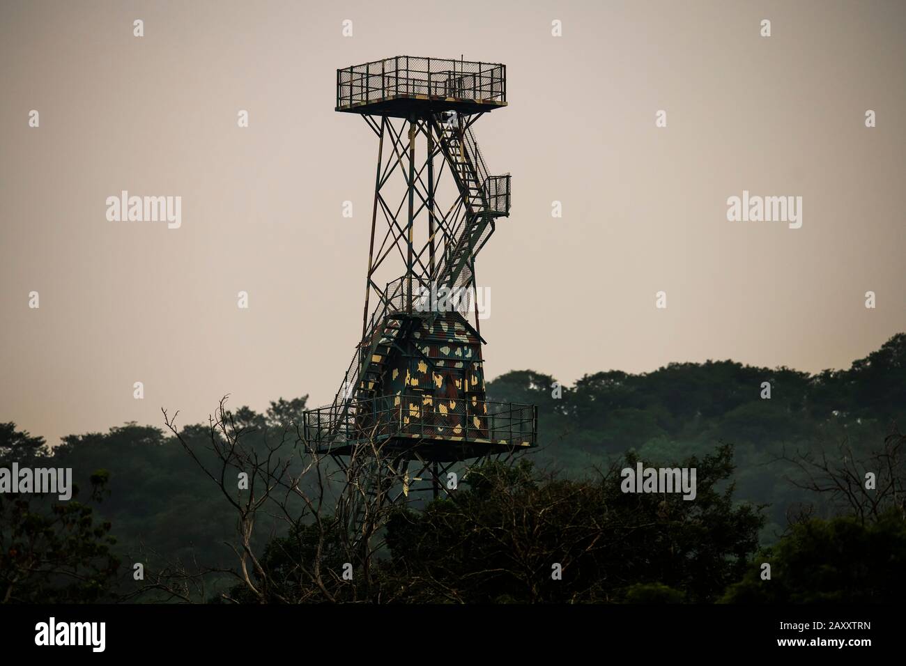 Forest watch tower, Chinnar Wildlife Sanctuary is a unique protected ...