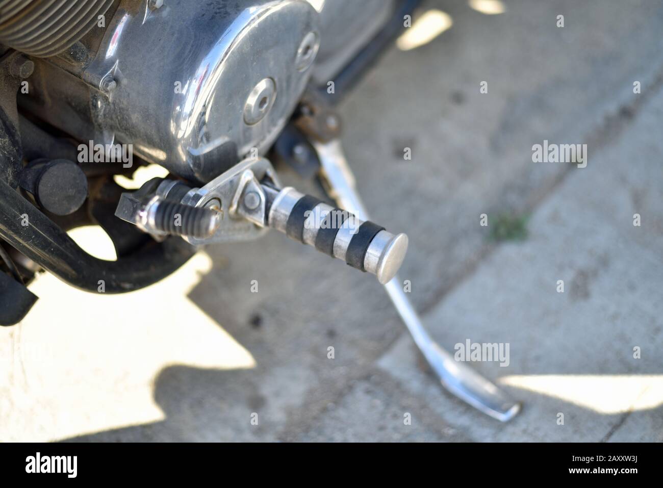 Foot Rest Motorcycle High Resolution Stock Photography and Images - Alamy