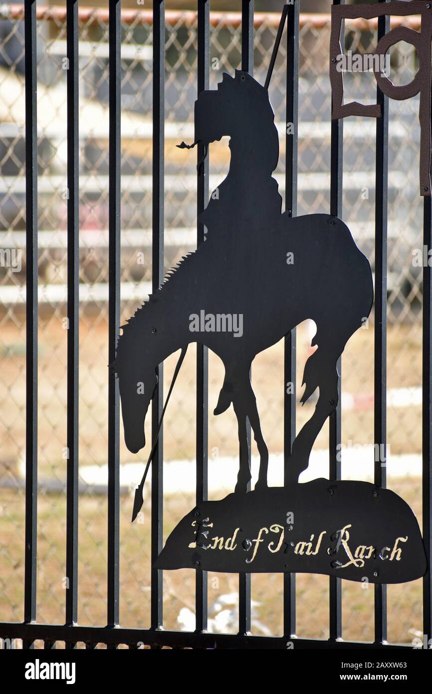 Dog iron ranch hi-res stock photography and images - Alamy