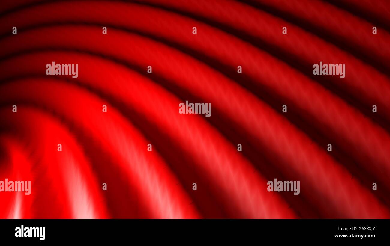 Background red waved surface - 3D rendering illustration Stock Photo ...