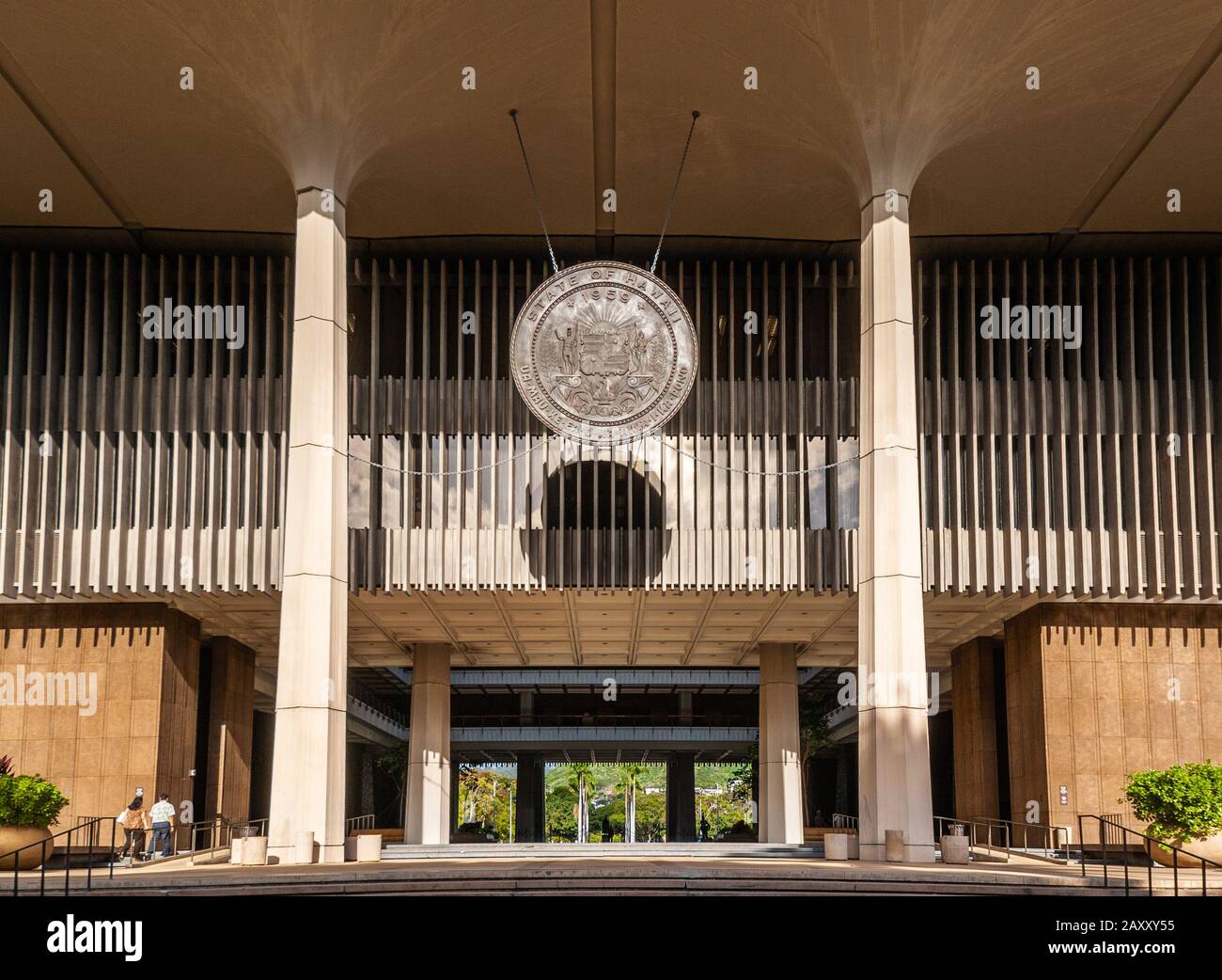 Hawaii state capitol hi-res stock photography and images - Alamy