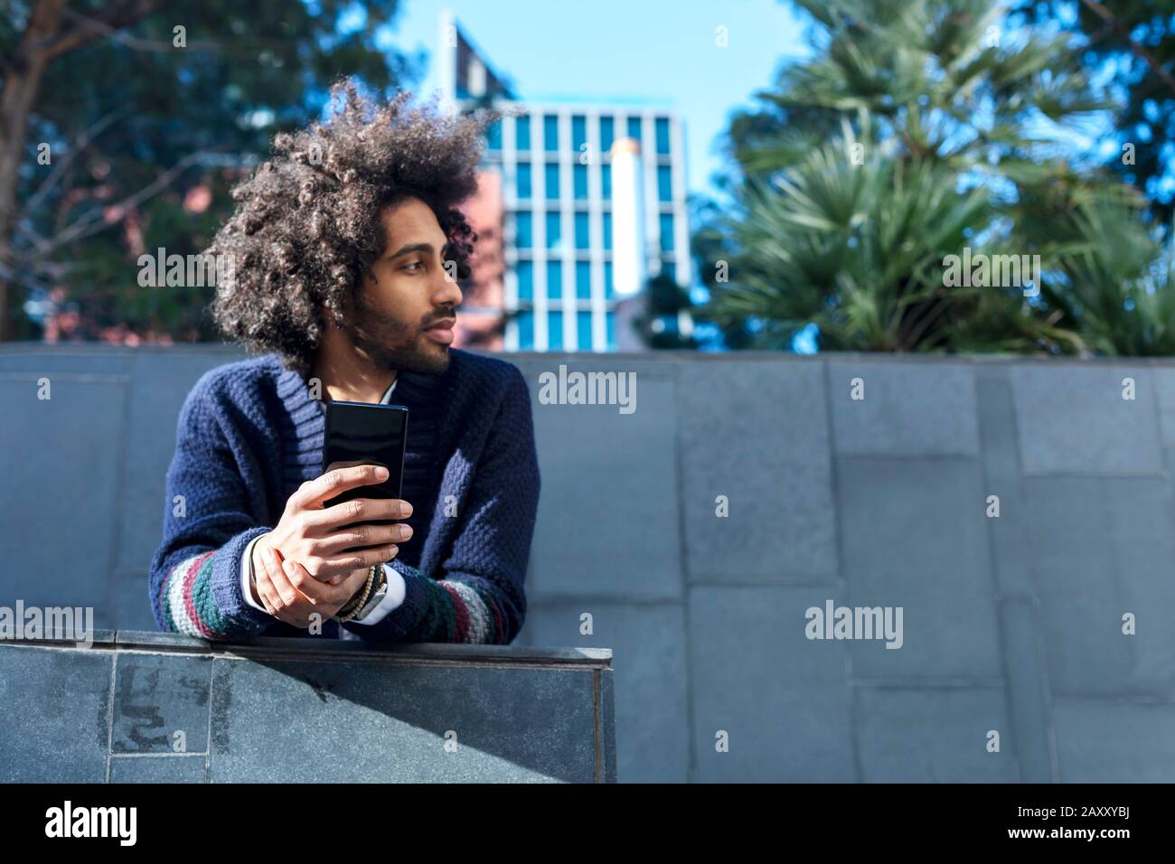 Portrait happy mulatto man hi-res stock photography and images - Alamy