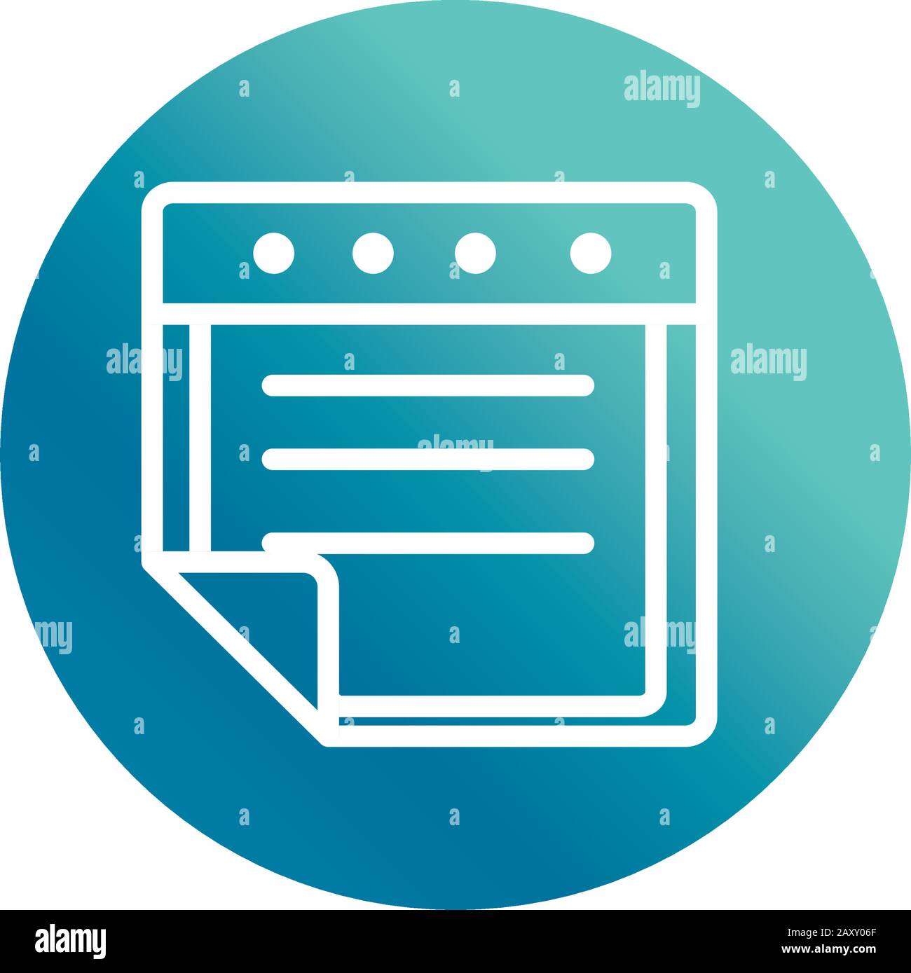 office information paper document stationery supply vector illustration ...